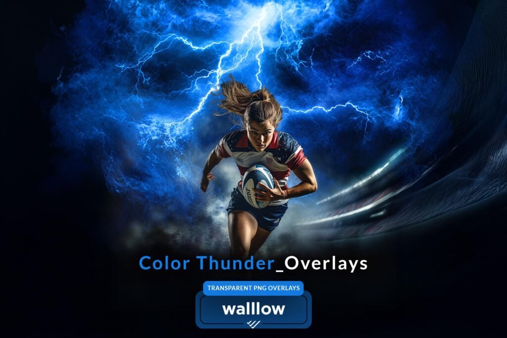 Colorful Thunder Lightning Transparent PNG Overlays – walllow.com