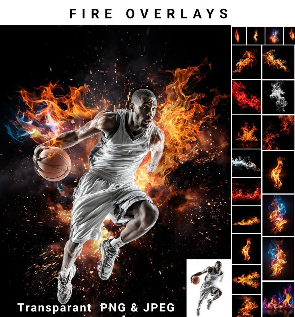 100 Fire Overlay PNG & JPEG | Transparent Flames Effect | Fire Clipart ...