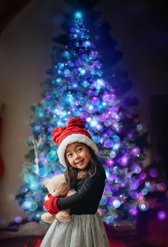 90 Christmas Bokeh Overlays | Holiday Photo Overlays | Festive Digital ...