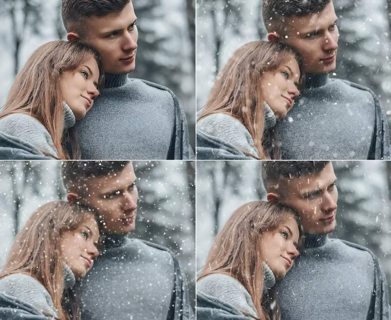 20 Realistic Snow Overlays, Snow PNG Backgrounds, Snow Dust Overlays ...